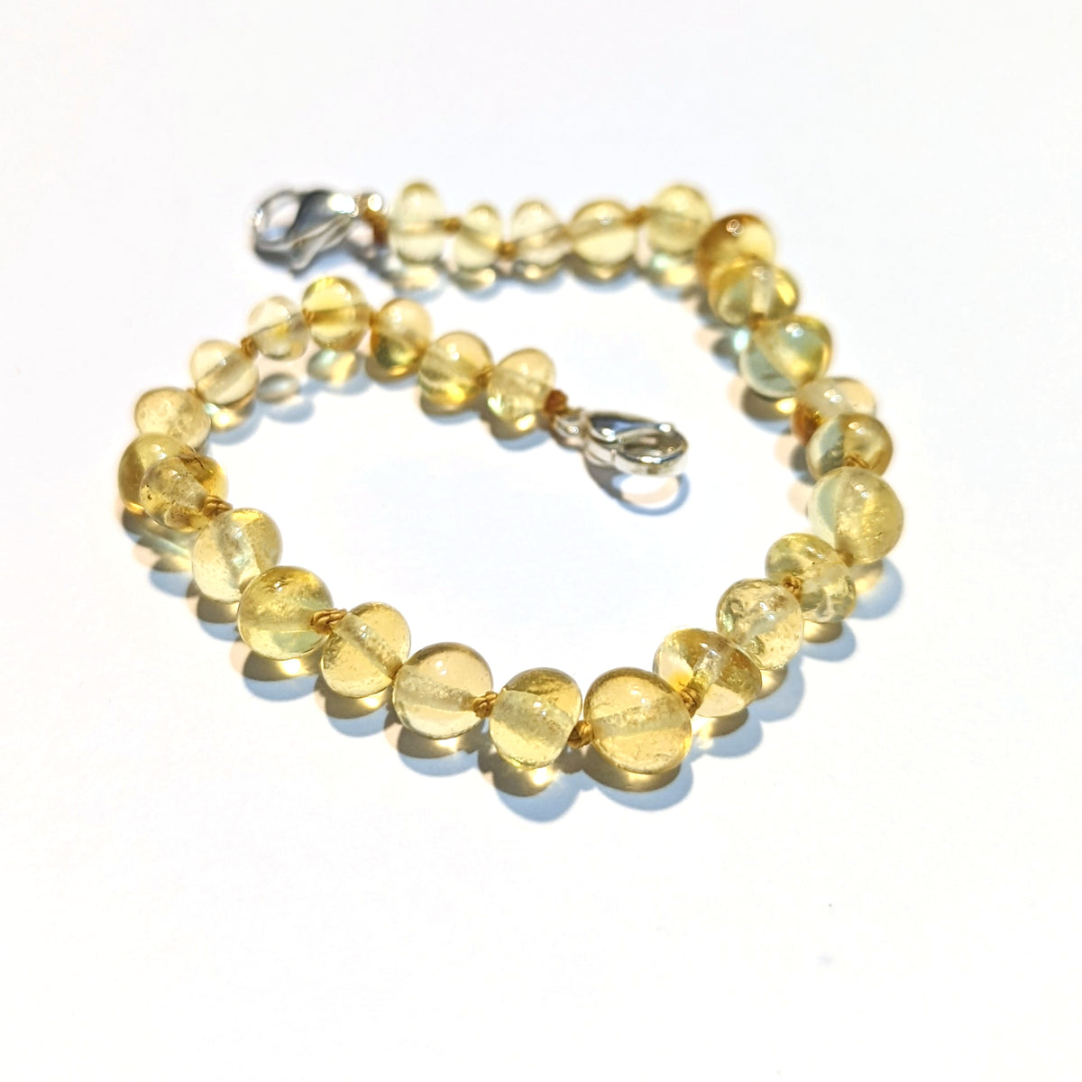 Adjustable Lemon Bracelet – Mile Stones Amber